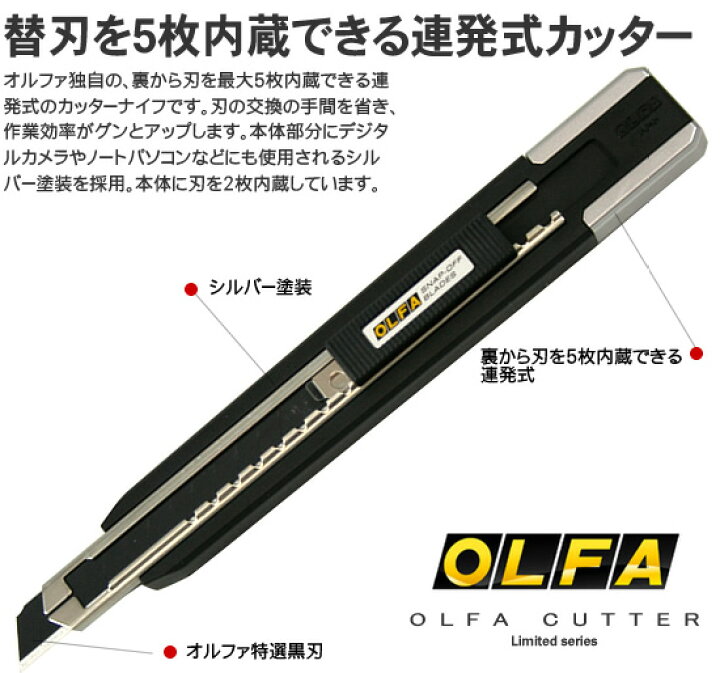 OLFA オルファ XB141 細工カッター替刃 10枚入 メール便 即納最大半額