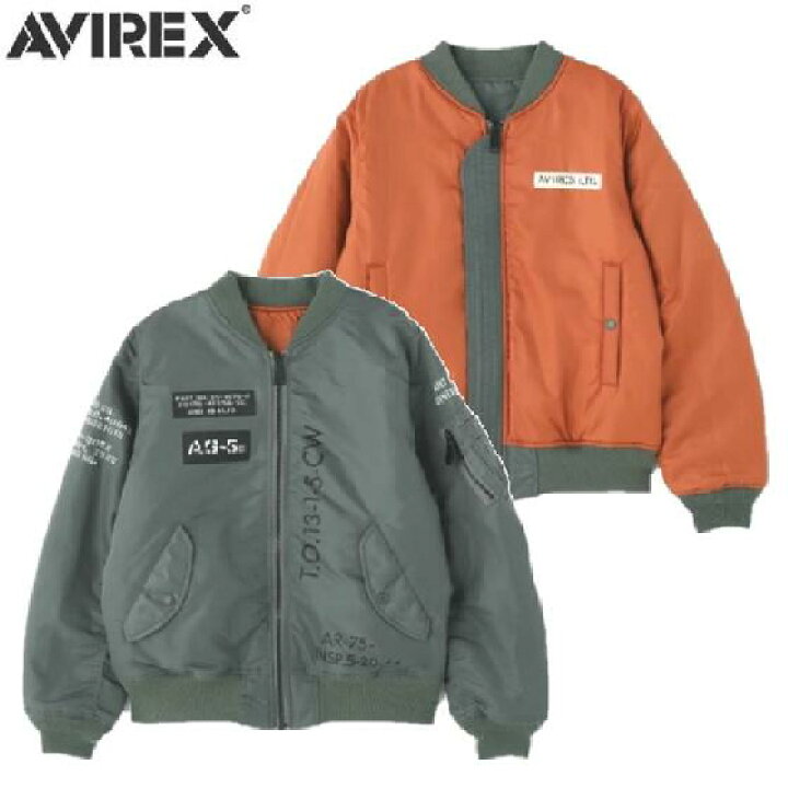 AVIREX アヴィレックス 7832252006 6122136 MA-1 ステンシル フライトジャケット ブラック色 復刻 ミリタリージャケット アビレックス アウター メンズ 最大96％オフ！