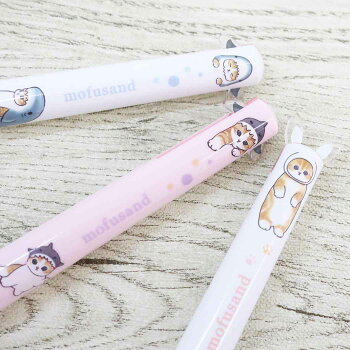 【楽天市場】モフサンド 黒赤2色ボールペン mimiペン ウサギ mofusand funbox 文具 かわいい キャラクター グッズ メール ...