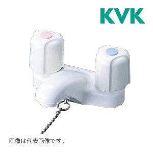 価格.com - KVK 洗面用2ハンドル混合栓(ゴム栓付) KM66 (水栓金具) 価格比較