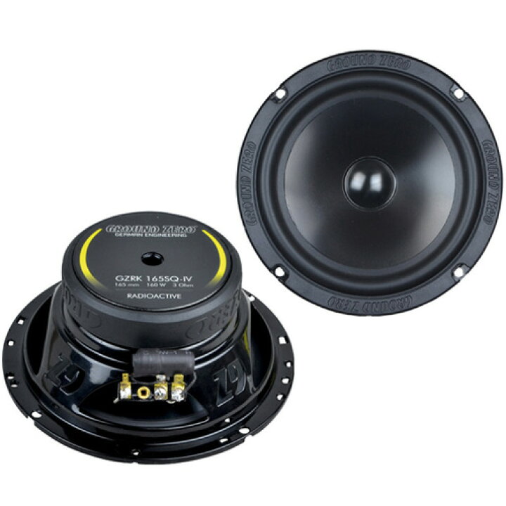 GROUND ZERO グラウンドゼロ GZHA MINI FOUR 4ch 4 3 2ch パワーアンプ 定格出力:80W×4@4Ω ...