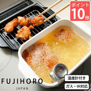 価格.com - 富士ホーロー 角型天ぷら鍋 IH対応 TP-20K・W [ホワイト] (鍋) 価格比較