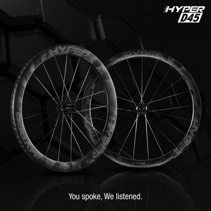 WINSPACE ウィンスペース 2023 LUN HYPER R45 RIM BRAKE WHEEL SET ルン ハイパーR45 リムブレーキ仕様 ホイール前後セット SHIMANO ...
