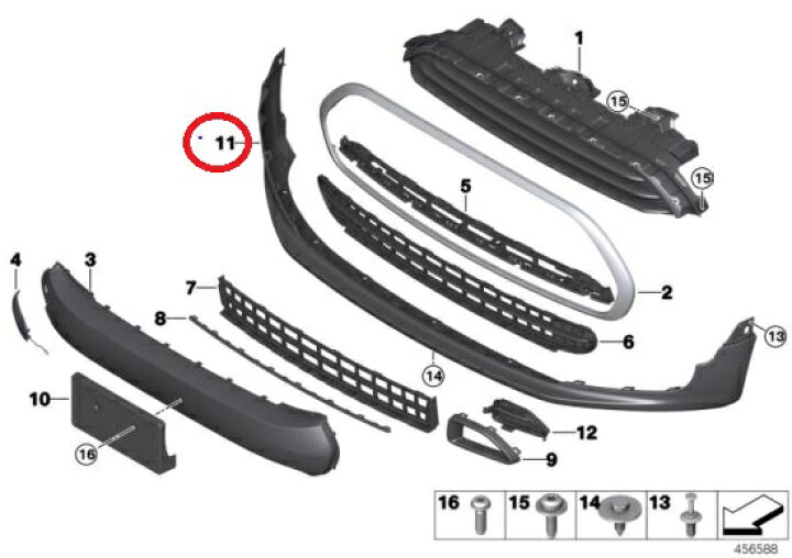 注目の 送料無料F54クラブマン フロントバンパー 51117451335純正 ppgbbe.intranet.biologia.ufrj.br