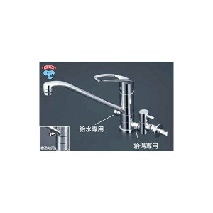 価格.com - KVK 流し台用シングルレバー式混合栓(回転分岐止水栓付) KM5041TTU (水栓金具) 価格比較