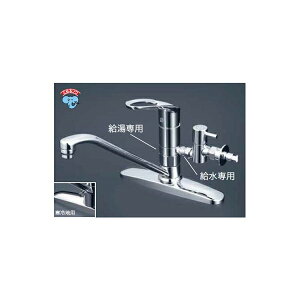 価格.com - KVK 流し台用シングルレバー式混合栓(分岐止水栓付) KM5091TTU (水栓金具) 価格比較