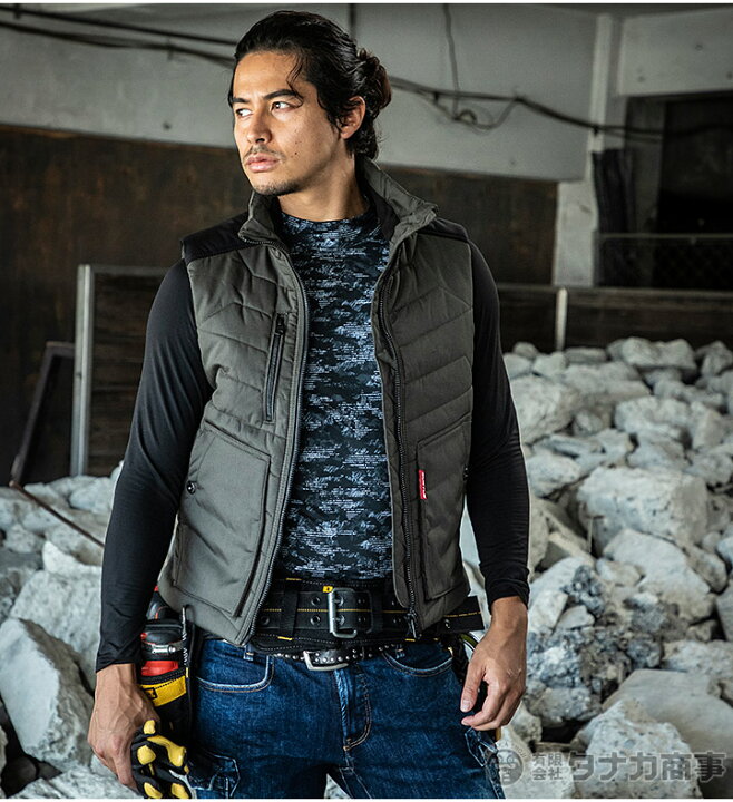 作業着 男女兼用 防寒ベスト アウター ベスト 5264 BURTLE バートル ユニセックス 防風 はっ水 保温 フライトジャケット ジャケット ジャンパー かっこいい ショップ