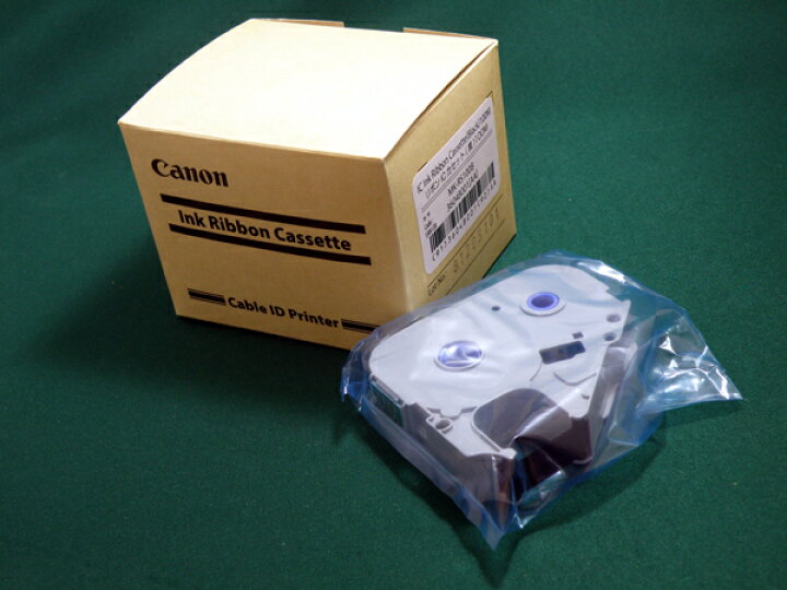 特別オファー Canon キャノン MK-RS100B 黒 5個 箱売り リボンICカセット ケーブルIDプリンター用 キヤノン ...