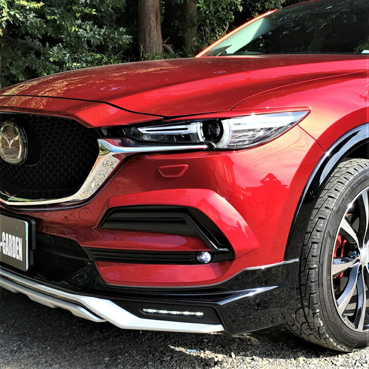 車 エアロガーニッシュ マツダ CX-5 KF CX-8 KG 2017〜2021 バンパー スキッドプレート クロームトリム フロント リアアンダー 2Pセット 超特価SALE開催