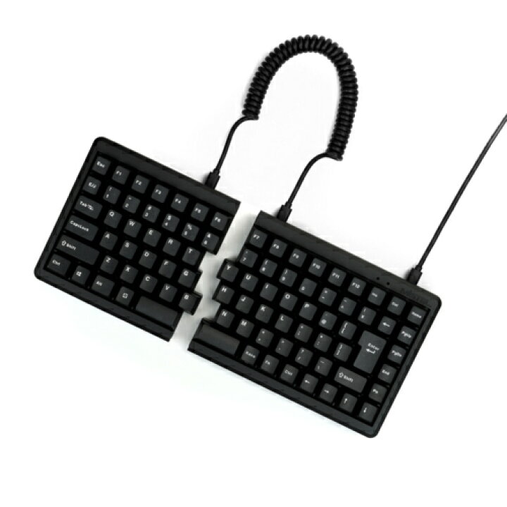 MISTEL ミステル キーボード 左右分離型 Barocco 英語US配列 ブラック Cherry MX 赤軸 USB 有線 MD770 ...