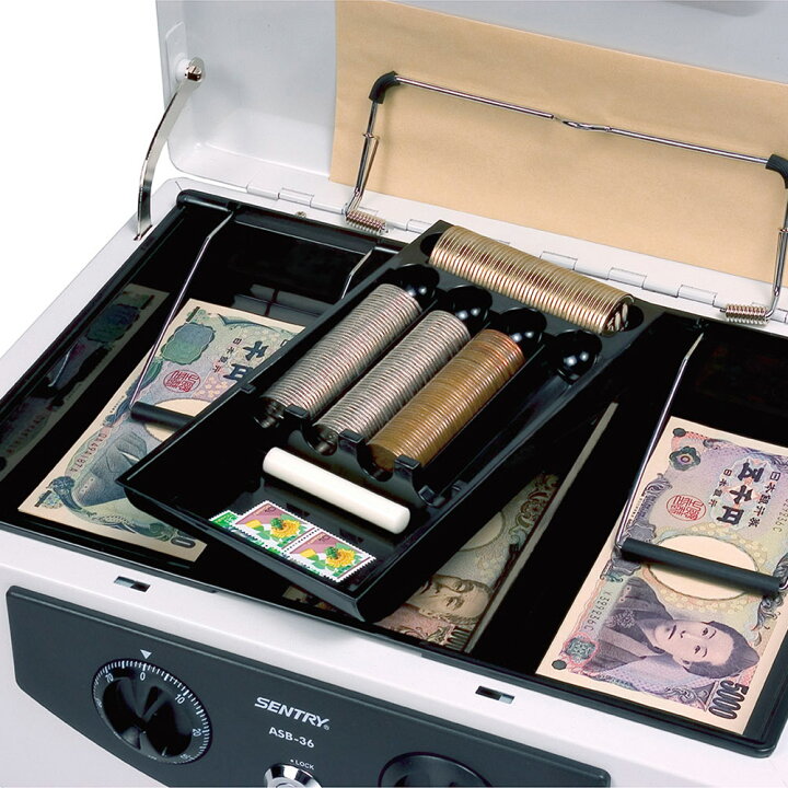 SENTRY 手提金庫 B5 キャッシュボックス ASB-32 返品種別A 最大88％オフ！