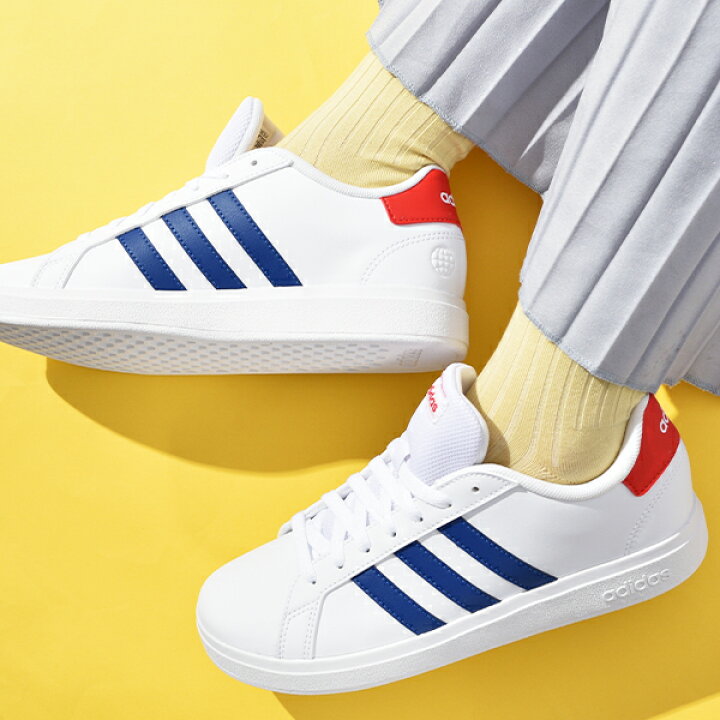 アディダス レディース スニーカー adidas GRAND COURT 2.0 K グランドコート ローカット シューズ 靴 2022秋新作 ...