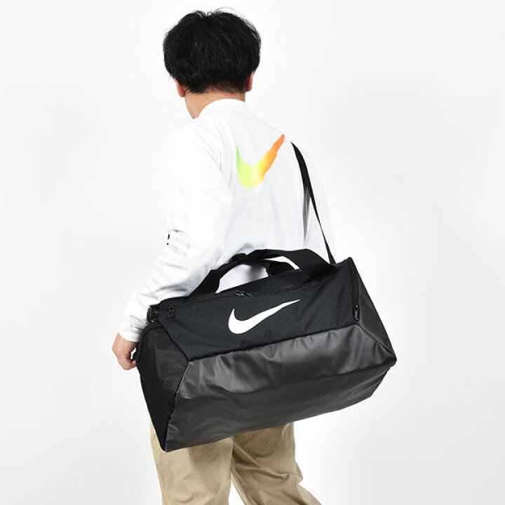 2022秋冬新作 ナイキ NIKE ブラジリア S ダッフル 9．5 41L スポーツバッグ ドラムバック DM3976-010 ブラック ...