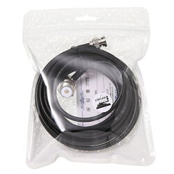 【楽天市場】※【送料無料】Empire 車載用 同軸ケーブル モービル用 バイク用 ハンディ機用 同軸ケーブル 低損失 簡単取付け 全長5m ML-BNC-P MJ-BNC MLJ-BNCP ...