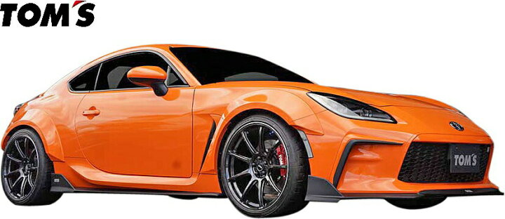 TOM'S オーバーフェンダー スパークレッド＜DCK＞ GR86 ZN8 2021 10〜 RZ MT AT 個人宅配送不可 沖縄・離島は送料着払い