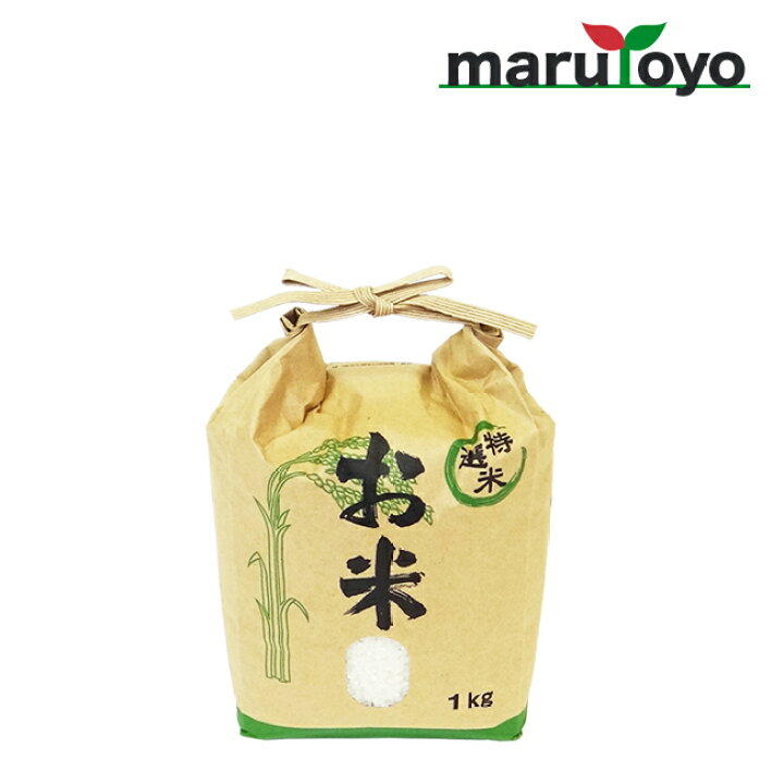 卸売り 米袋 紐付きクラフト 角底 窓あり 無地 1kg用×20枚 yoshiyuki0804.sub.jp