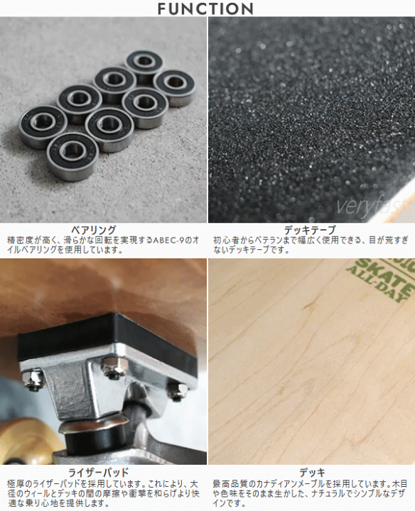 楽天市場】ダブスタック スケートボード コンプリートセット