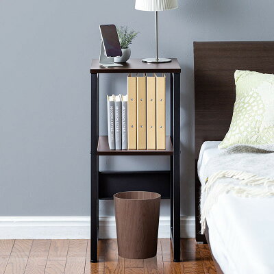 【楽天市場】電話台 FAX 受付 脇机 置台 マルチスタンド コンパクト 2段 ダークブラウン EEX-PRJS01DBR-2：イーサプライ 楽天市場店