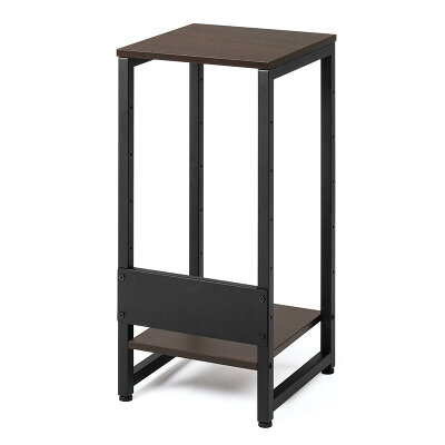 【楽天市場】電話台 FAX 受付 脇机 置台 マルチスタンド コンパクト 2段 ダークブラウン EEX-PRJS01DBR-2：イーサプライ 楽天市場店