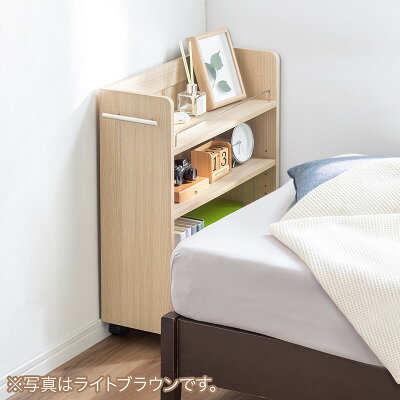 【楽天市場】収納ワゴン 取っ手＆キャスター付き スリムストッカー 薄型 隙間収納 木製 本棚 コミック CD DVD BD 押入れ テーブル下 おしゃれ EEX-WG07：イーサプライ 楽天市場店