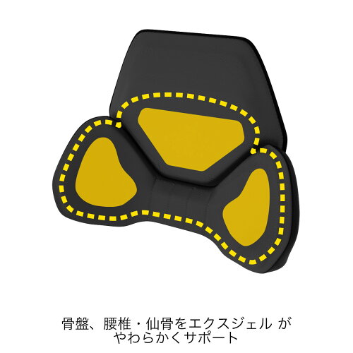【楽天市場】\腰痛対策の決定版／ エクスジェル メーカー公式 EXGEL ハグドライブ ドライブクッション 車 クッション 座席 バッククッション 車用 HUD01 カークッション ジェル ...