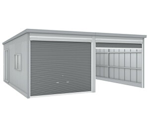 【楽天市場】イナバガレージ ガレーディア 2台収納タイプGRN-3662HL-2（ハイルーフ/一般型）：エクシーズ