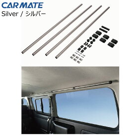 カーメイト(CAR MATE) Xride(クロスライド) サイドバー L650 シルバー NS123