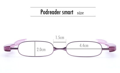 【楽天市場】老眼鏡 シニアグラス ポッドリーダースマート Podreader smart 全10色 正規販売代理店 ゆうパケット 送料無料 コンパクト おしゃれ リーディンググラス 男性用 ...