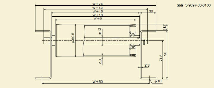 メイキコウ フリーローラコンベヤ（ガイド兼用タイプ） ストレート FMF60R-XG-W600-P75-L1500 [送料別途お見積り ...