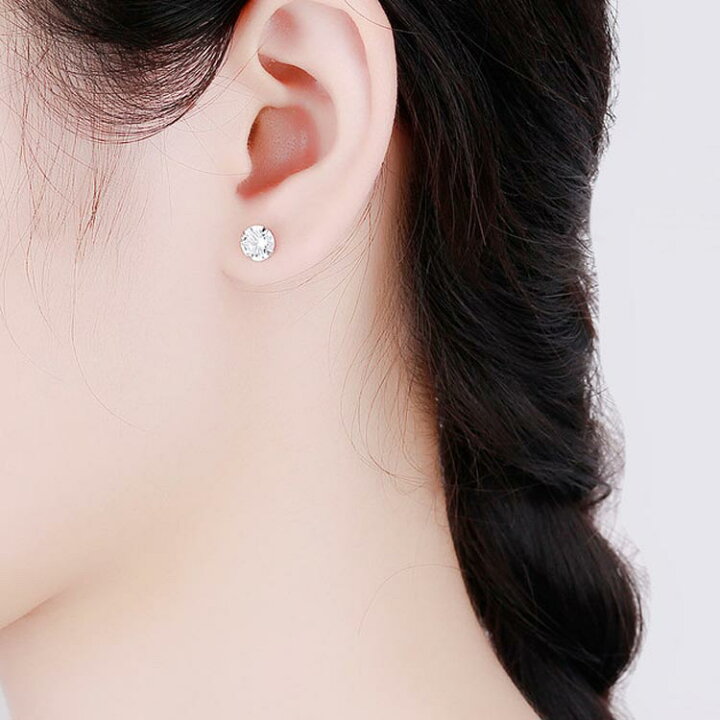 大特価放出！ ピアス ジルコン 3mm 4mm 5mm 6mm 7mm 8mm 一粒?シルバーS925 レディース 華奢 金属アレルギー対応 つけっぱなし メンズ yoshiyuki0804 ...