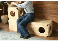 【楽天市場】猫 ベンチ NATURAL SIGNATURE ナチュラルシグネチャー Cut-hus キャトハス ペットベンチ L 【メッセージカード対応】 猫 ベンチ 隠れ家 キャットタワー ...