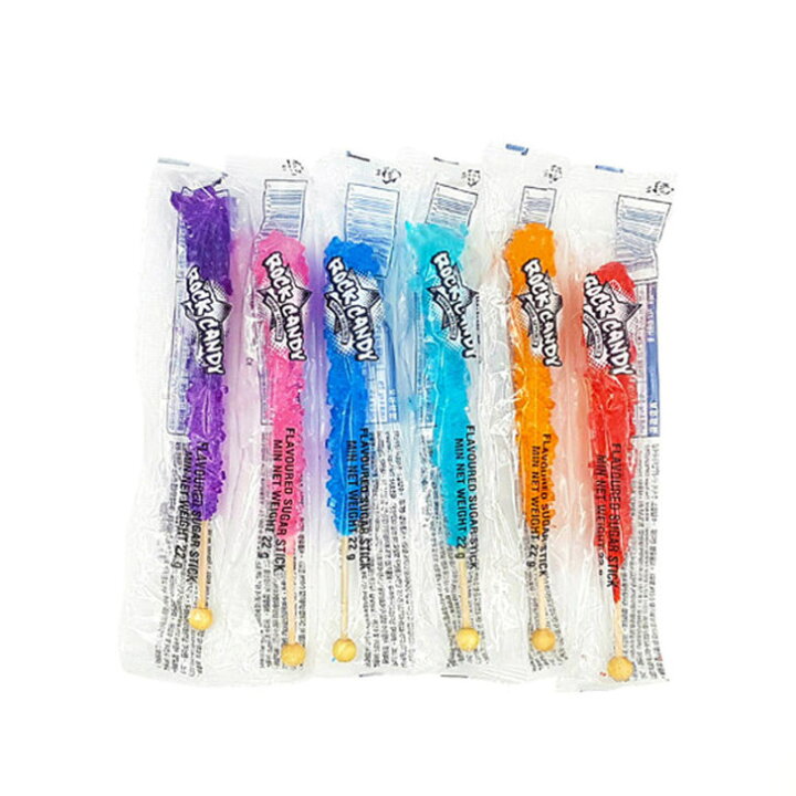 ROCK CANDY‐クリスタル ロックキャンディ x6個 22g 6種類の味