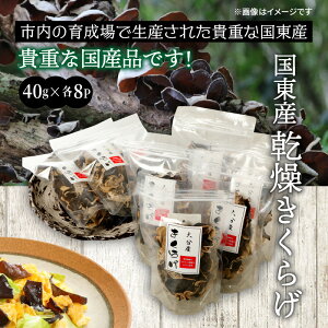 【楽天市場】【ふるさと納税】国産 乾燥 きくらげ 40g×8P 320g チャック付き 便利 密封 干しきくらげ トッピング 炒め物 佃煮 きのこ 九州産 大分 国東 コリコリ食感 中華料理 ...