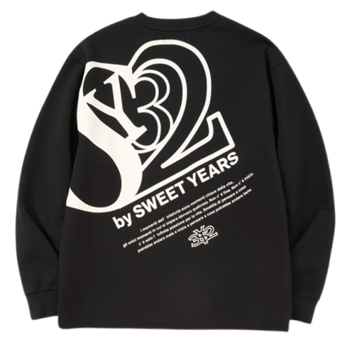 SY32 by SWEET YEARS ロングTシャツ スウェット 長袖 メンズ レディース おしゃれ かっこいい かわいい ブランド 15509【お取り寄せ】 楽天市場】SY32 by SWEET YEARS ロングTシャツ スウェット 長袖 メンズ