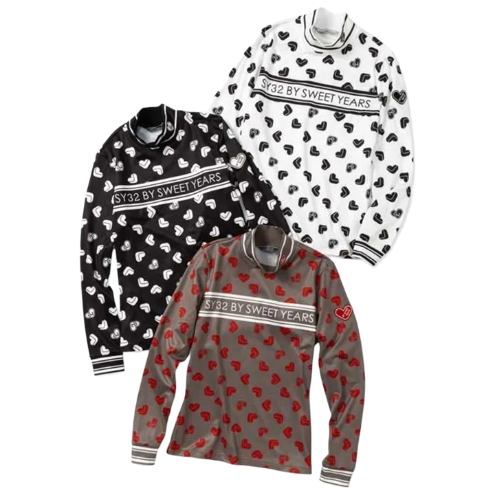 楽天市場】SY32 ゴルフ モックシャツ 長袖 レディース おしゃれ