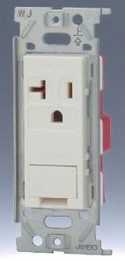 【楽天市場】あす楽対応 JEC-BN-ITGE-PW 神保電器 埋込ET付15A・20A兼用接地（PW） [ホワイト]：照明器具の専門店 てるくにでんき