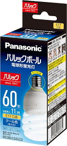 価格.com - パナソニック パルックボール D15形 E17口金 クール色 EFD15ED11EE17F2 (電球・蛍光灯) 価格比較