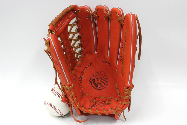 久保田スラッガー 軟式 グローブ KSN-M00 Fオレンジ ショート向け 鳥谷選手モデル M号球対応 一般用 学生用 マリーンズ00 ランキングや新製品