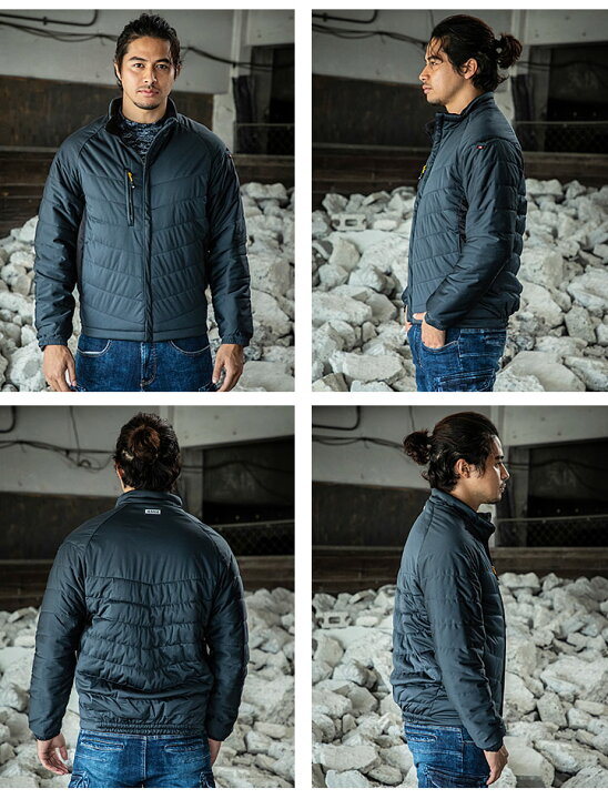 バートル BURTLE 7410 防風ストレッチ軽防寒ブルゾン 5L 防寒着 秋冬用 軽量 防風 保温 撥水 ウインドブロック やや細身 注目