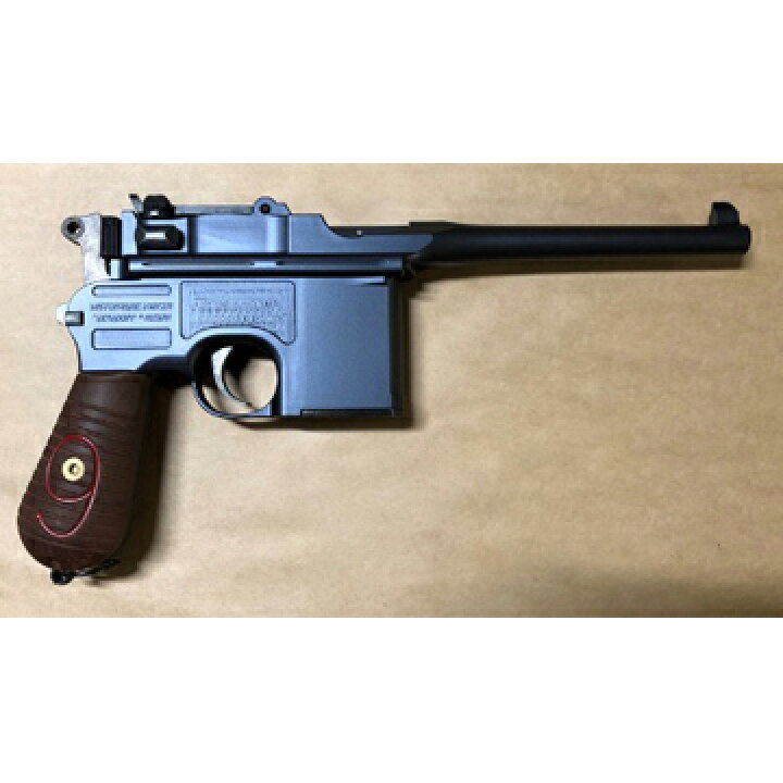 アクション モーゼル C96 レッド9 HW マットブラック ダミーカート モデルガン 本体 送料無料