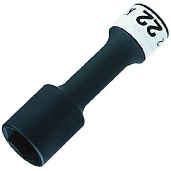 KTC 12.7sq.インパクトレンチ用ホイールナットソケット ロング薄肉 22mm 在庫あり