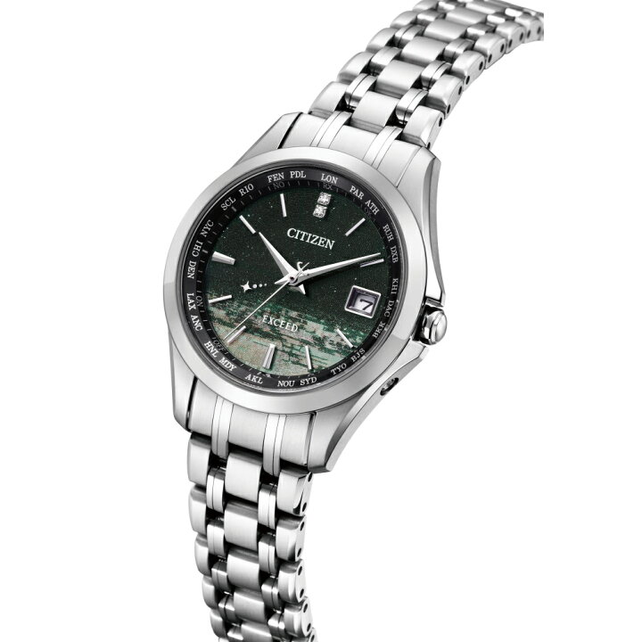 正規逆輸入品 EC1120-59L EXCEED エクシード CITIZEN シチズン ペアモデル 電波時計 レディース 腕時計 国内正規品 ...