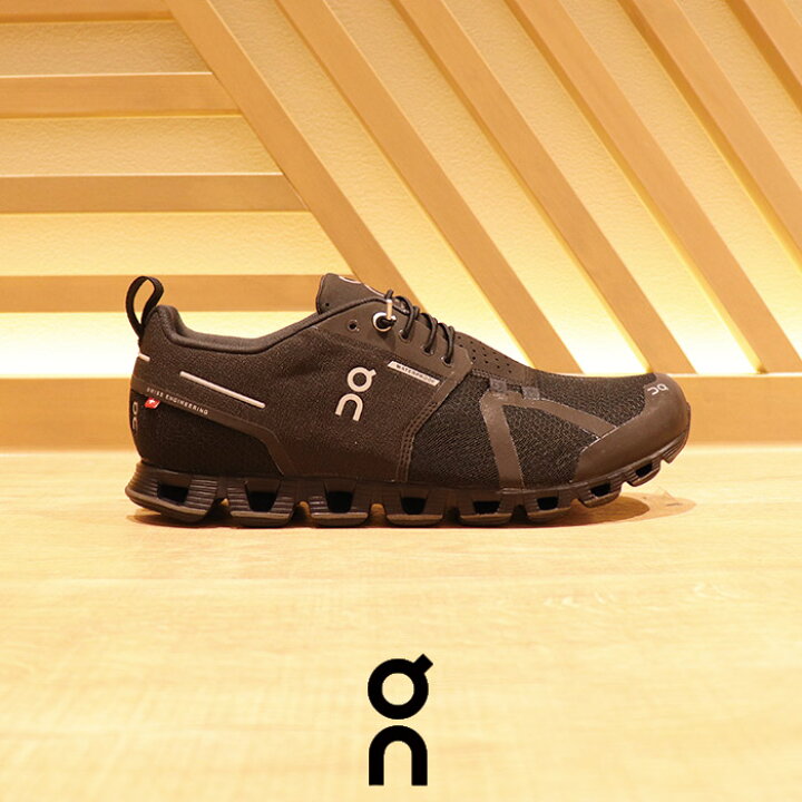 オン On クラウド ウォータープルーフ 59.98840 オリーブ ブラック メンズ レディース ランニングシューズ 防水シューズ ...