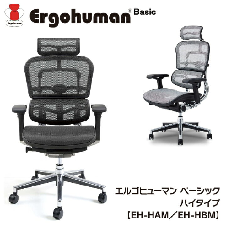 エルゴヒューマン ベーシック ハイブリッド ハイバック EH-HAM 95％以上節約