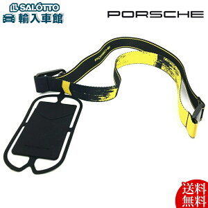 【楽天市場】【 ポルシェ 純正 あす楽 】ネックストラップ GT4 クラブスポーツ デザイン ブラック イエロー スマホ シリコン カード ...