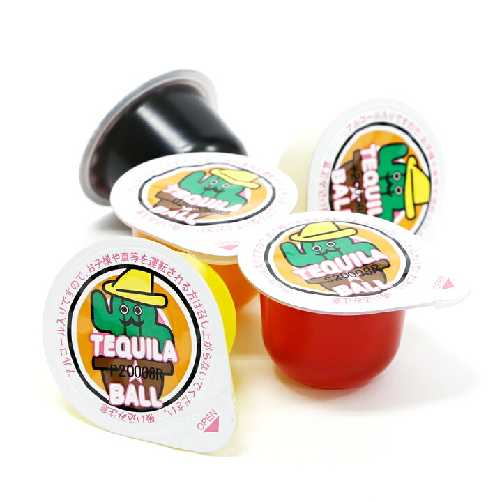 TEQUILA BALL テキーラボール 20個入り ORANGE PINEAPPLE Yoghourt CASSIS STRAWBERRY ...
