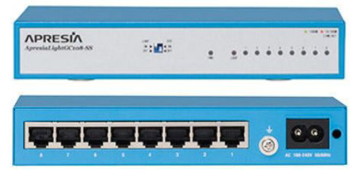 インテリアネットTAKANOAPRESIA Systems ApresiaLightFM108GT-SS〔5年間先出しセンドバック付〕レイヤー2スイッチングHUB （8port ...