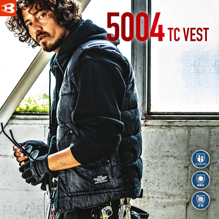 当社の THERMO CRAFT サーモクラフト3214 軽防寒ベストメンズ レディース 作業服 作業着 BURTLE バートル yoshiyuki0804.sub.jp