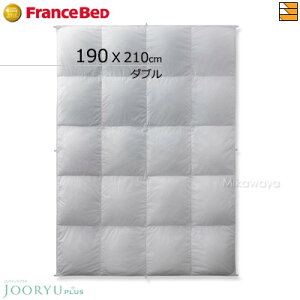 価格.com - フランスベッド JOORYU PLUS 羽毛布団 肌掛け ダブル LT JP-04 (掛け布団) 価格比較