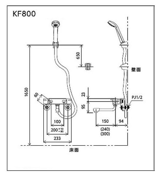KVK サーモスタットカートリッジ PZ88F KF800シリーズ用 浴室水栓 バスシャワー水栓用 構造部品 補修部品 オプションパーツ 人気定番